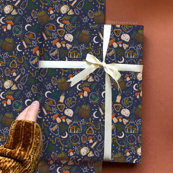 Witches Brew Gift Wrap – The Tiny Toucan