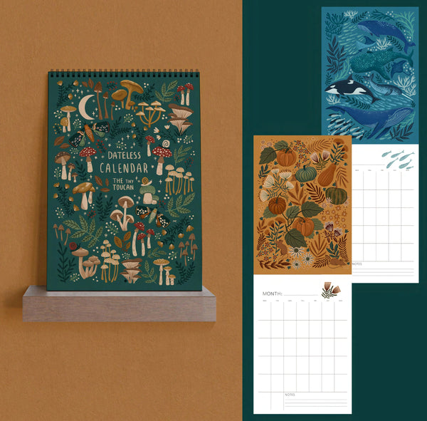 Dateless A4 Calendar – The Tiny Toucan
